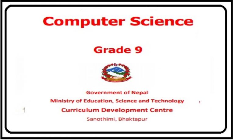 CDC Computer Book Download Grade 9 Latest Edition